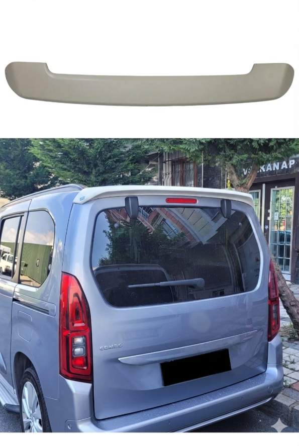 Opel Combo Tek Kapı 2021 – 2024 Sport Style Bagaj Üstü Spoiler ...